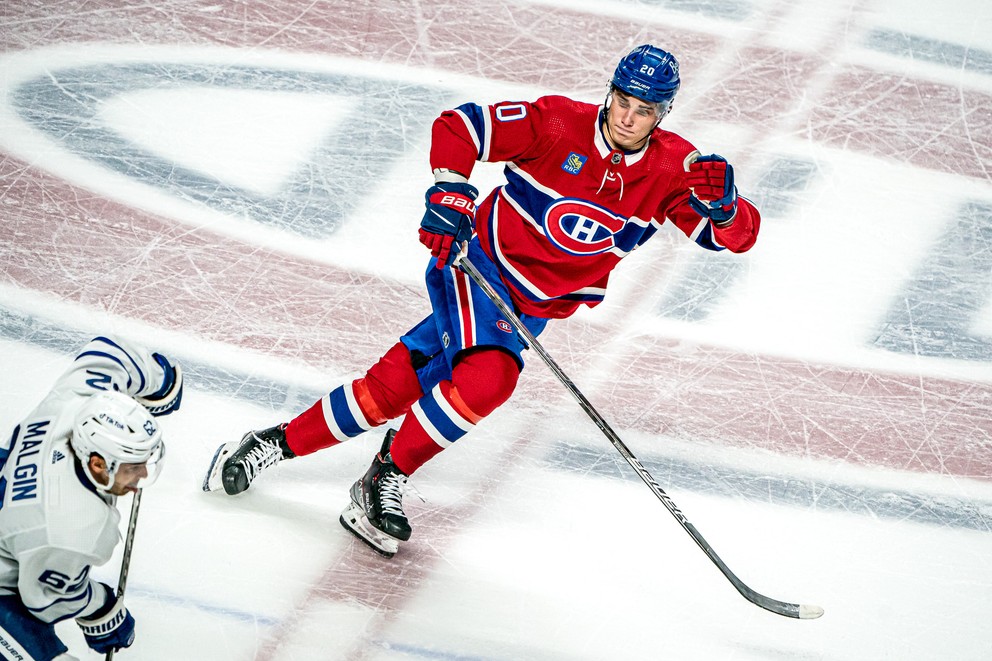FOTO: Ako Juraj Slafkovský debutoval za Montreal Canadiens dnes v NHL ...